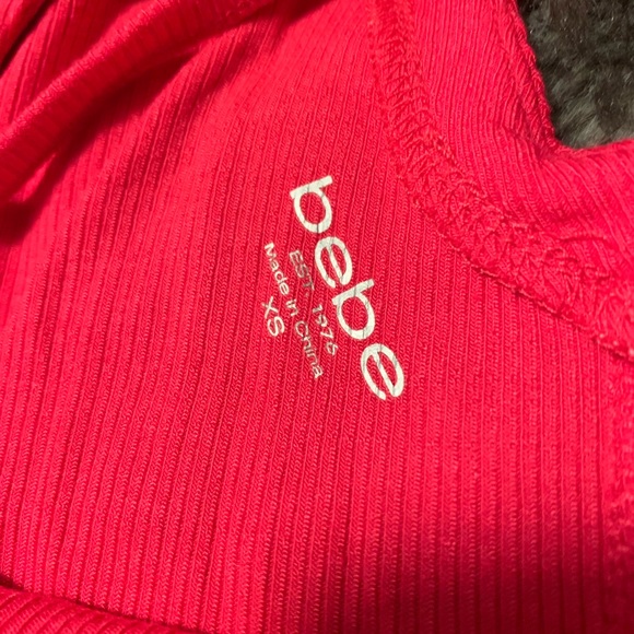 bebe | Tops | Bebe Tank Crystal Logo | Poshmark